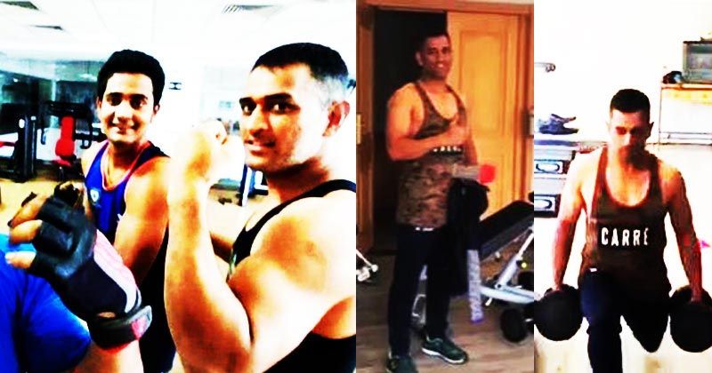 MS Dhonis Intense Workout Reveals How He Is Extremely Fit At Even 35