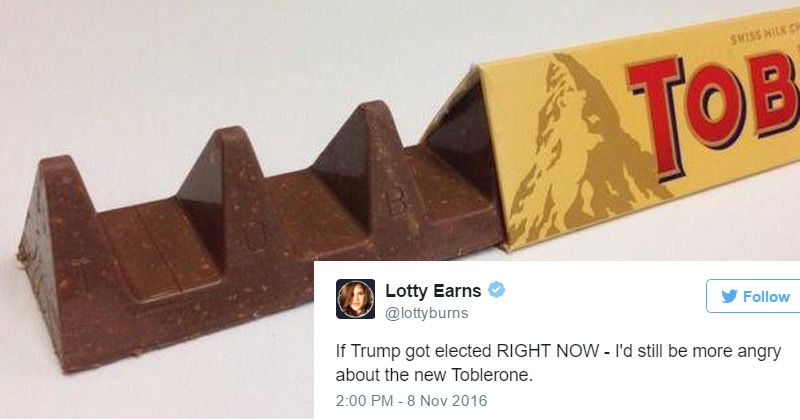UK Is Being Gravely Affected By The Changed Shape Of Toblerone
