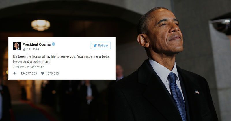 Barack Obama Posted His Last Tweets From The Official POTUS Twitter Account