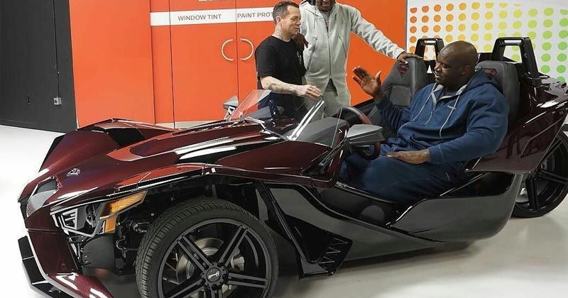 Shaquille ONeals West Coast Customs Three Wheeled Bike