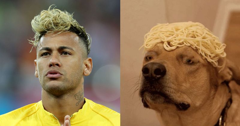 While Neymar His Spaghetti Hair Couldnt Perform Yesterday, Twitter Had ...