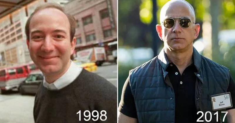 How Amazon CEO Jeff Bezos Transformed From Skinny To Buff