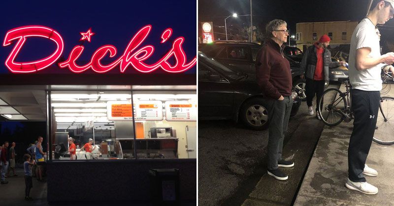 Bill Gates Waiting In Line To Buy A 8 Burger Meal Is The New Face Of ...