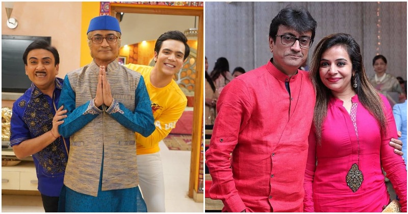 Meet The Real Wife Of Amit Bhatt AKA Champak Chacha Of Taarak Mehta Ka ...