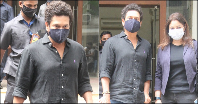 Sachin Tendulkar Spotted Wearing Loafers With Chains & Heel