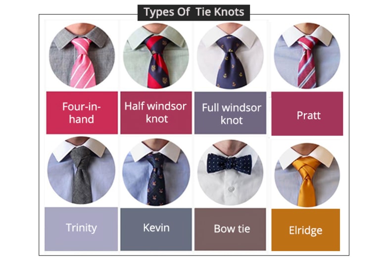 suit tie types