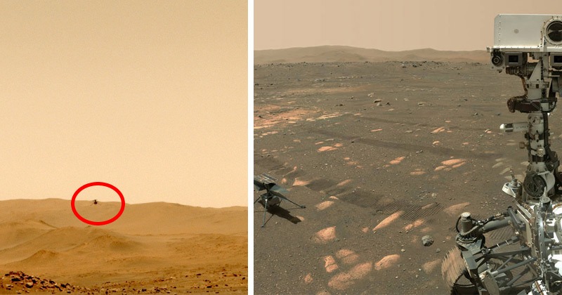Watch And Listen To NASA Ingenuity Drone Flying On Mars