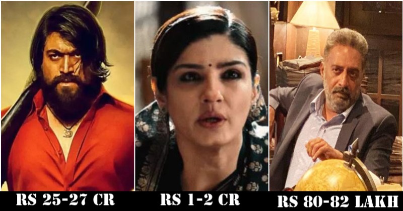Money Paid To KGF Chapter 2 Star Cast Starring Yash & Sanjay Dutt