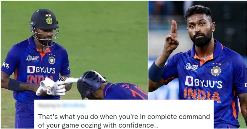 IND v PAK T20 Match: Hardik Pandya Main Hu Na Signal To Dinesh Karthik ...