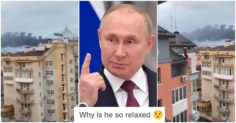 Indian In Ukraine Records Chilling Video Of Bomb Explosions Amid ...