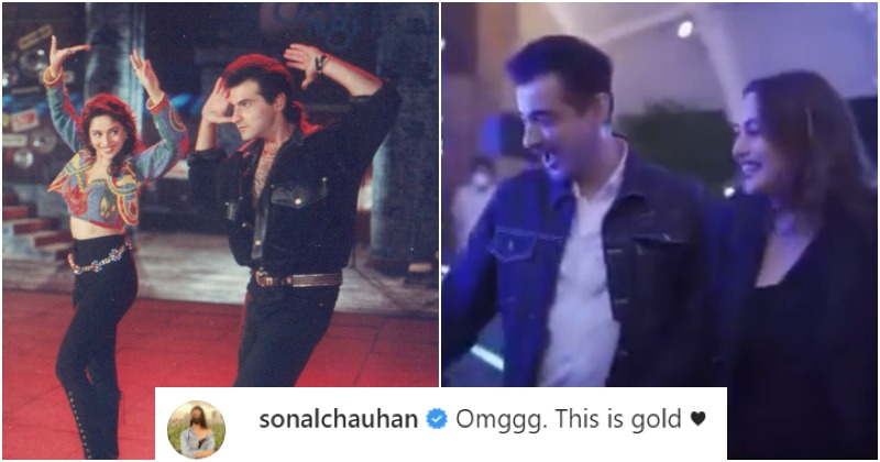 Madhuri Dixit & Sanjay Kapoor Recreate The Iconic 'Akhiyaan Milaoon ...