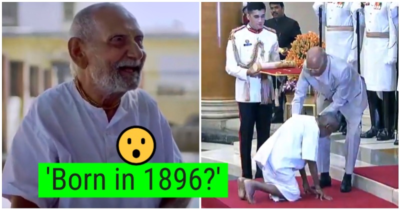 125 Year Old Yoga Guru Swami Sivananda Received The Padma Shri Award