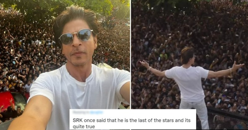 The Sea Of Love: Shah Rukh Khan Shares Video That Shows Tons Of Fans ...