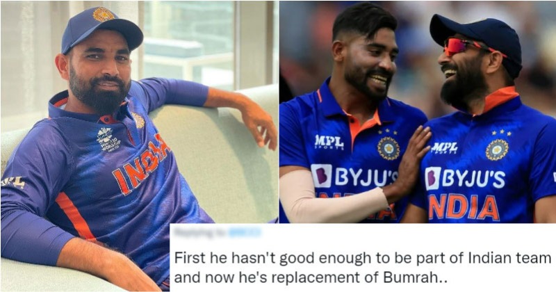 T20 World Cup: Mohammed Shami Replaces Jasprit Bumrah, Fans Feel Sorry ...