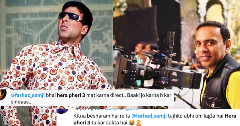Farhad Samji Reacts To Fans Who Him To Be Removed As The Director Of ...