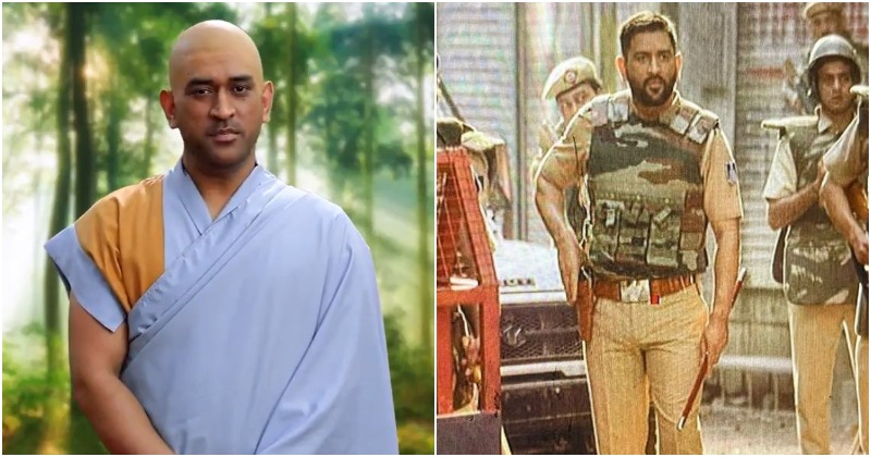 From Monk To Cop: MS Dhoni's Various Avatars Over The Years