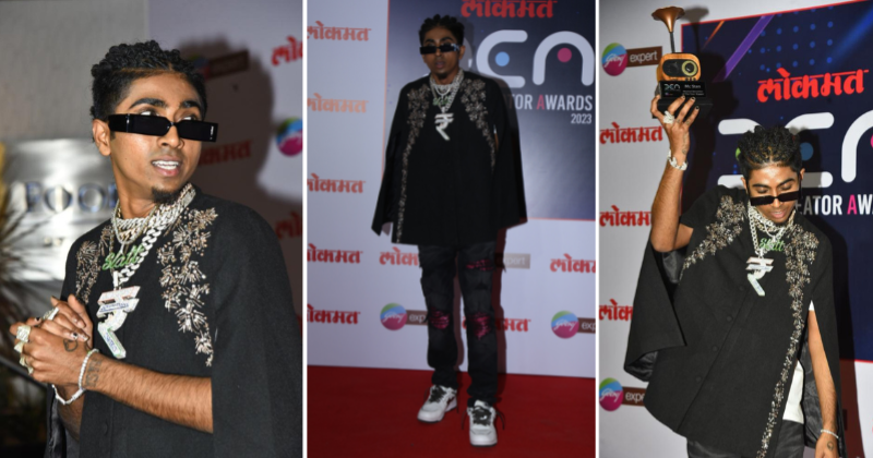 MC Stan Attends Lokmat Digital Creators Awards In A Cape; Fans Call Him ...
