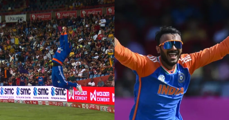 IND vs SA: Axar Patel 'defies' gravity to take stunning catch