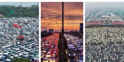 World’s Longest Traffic Jam : जगातील सर्वात मोठा ट्रॅफिक जाम; 100 ...