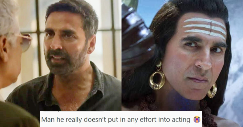 Akshay Kumar Caught Reading From Teleprompter In Kannappa
