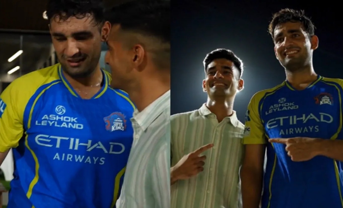 IPL 2026: CSK Pacer Anshul Kamboj Meets Doppelganger Present at CM ...